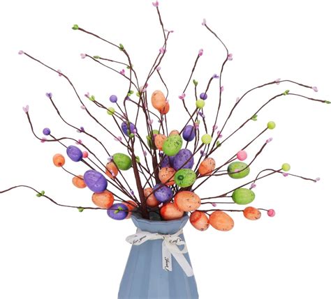 Amazon SPWOLFRT Artificial Easter Flower 3 Pack Easter Spray With