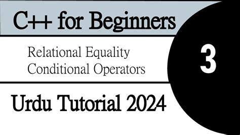 C Tutorial For Beginners Learn In 3 Minutes Relational Equality