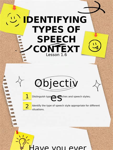 Identifying Types Of Speech Context Pdf