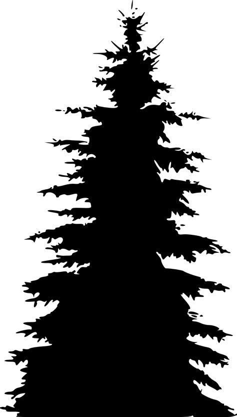 10 Pine Tree Silhouette PNG Transparent OnlyGFX Com