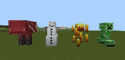 Мод Mob Entity Blocks для Minecraft