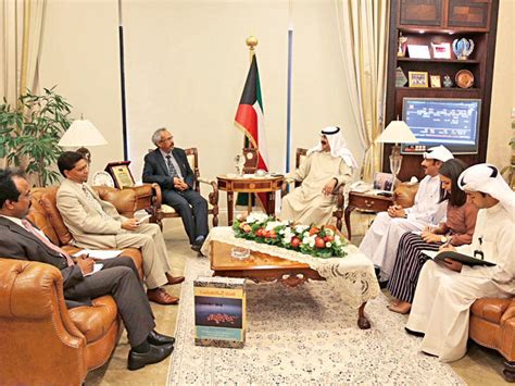 الجارالله يبحث مع سفير الهند العلاقات الثنائية جريدة الجريدة الكويتية