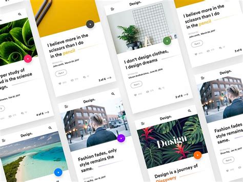 Split Fold Design For Mobile Web Design Examples Web App Design Design