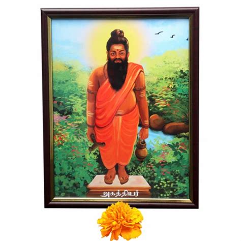 Aalayam Selveer Aalayam Selveer Agathiyar Photo Frame A4 Size Photo