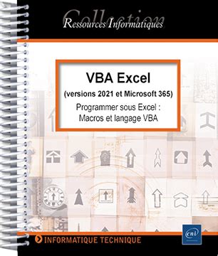 Support De Cours VBA Excel Versions 2021 Et Microsoft 365
