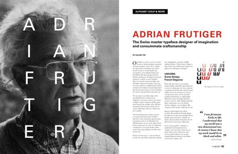 Adrian Frutiger Portrait
