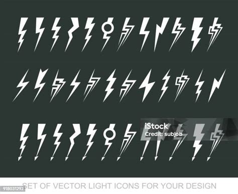 번개 전기 전력 벡터 디자인 요소입니다 에너지와 천둥 전기 기호 개념입니다 광 볼트 기호입니다 플래시 벡터 상징 템플릿입니다 전력 빠른 속도 개념에 대한 스톡 벡터 아트 및