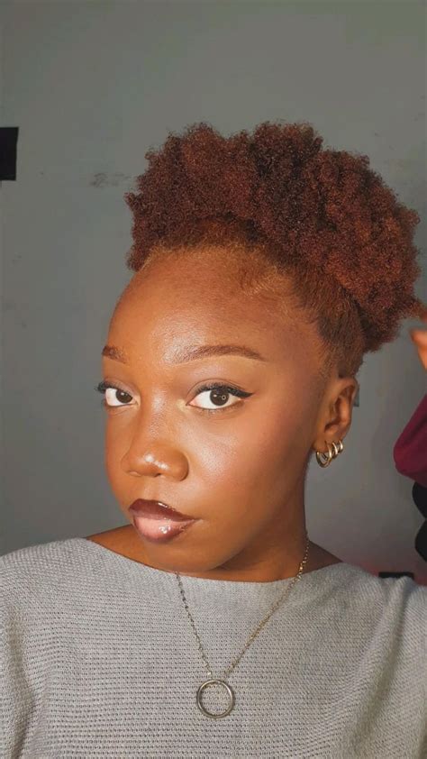 Ginger Natural Hair Dyed Natural Hair Honey Blonde Natural Hair 4c Hair Ginger Hair Onblack Girl