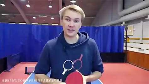 اموزش پینگ پنگ کات دادن به توپ