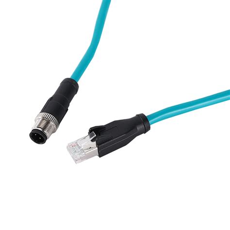 Rj45 D Coded Ethernet Cable China Supplier Rj45 D Coded Male Connector