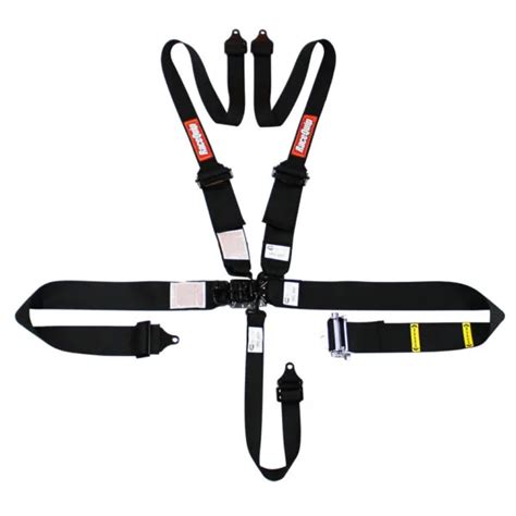 Racequip 5pt Harness Hnr Ratchet Landl Black 815005rqp