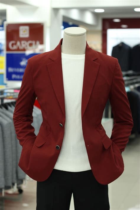 브랜드라인 봄 여름 와인 구김없는 가성비 세미 슬림핏 남성 남자 콤비 정장 마이 자켓 자켓몰 Jacketmall