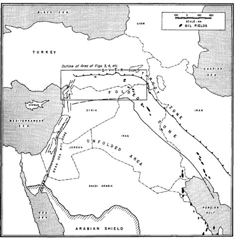 Tectonic Frame Work Of The Middle East Download Scientific Diagram
