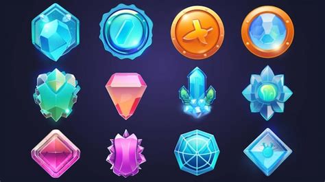 Premium Vector The Logo Of The Gems