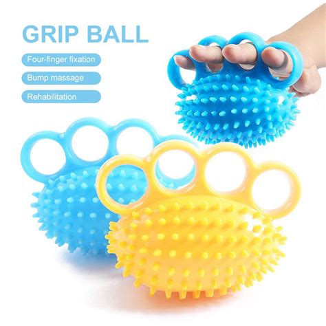 Finger Grip Ball Massage Rehabilitation Training Gear Exercise Ball