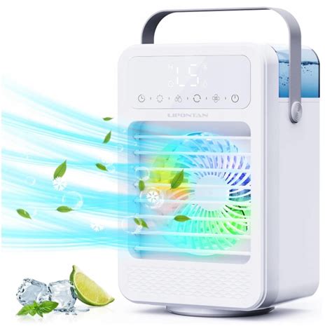 Obrotowy Wentylator mini klimatyzator LIPONTAN biały 15069627241
