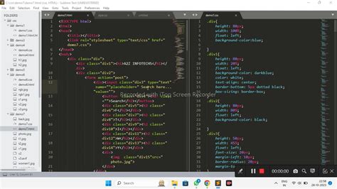 Vinod Thombare On Linkedin Html And Css Using Created This Demo😍