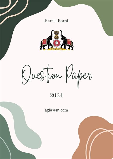 Kerala Plus Two Economics Model Exam Question Paper PDF