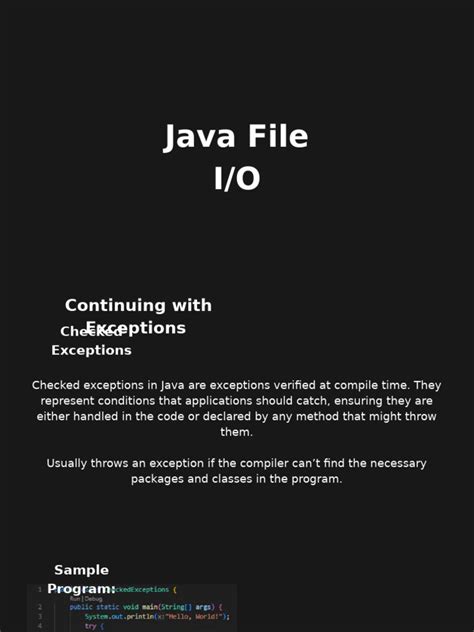 Java File Io 1 Pdf Computer File Computer Data Storage