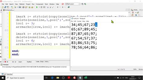 Gr 12 13 May Act 9 No 1 2d Array And Stringgrid Youtube