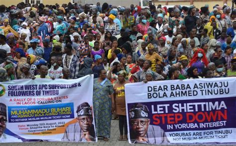 Apc Loyalists Protest Muslim Muslim Ticket