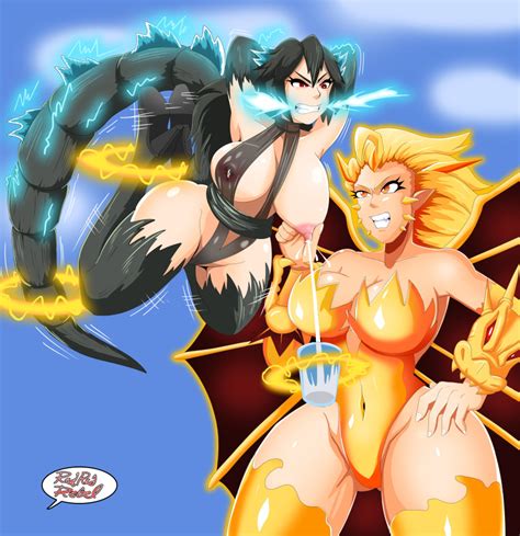 Rule 34 2girls Absurd Res Areolae Artist Name Big Breasts Black Hair Blonde Hair Breasts