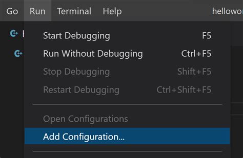 Refactor Run Add Configuration To Generate Launchjson File · Issue