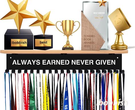 Trophy Shelf With Hooks For Medals Metal Display Nepal Ubuy