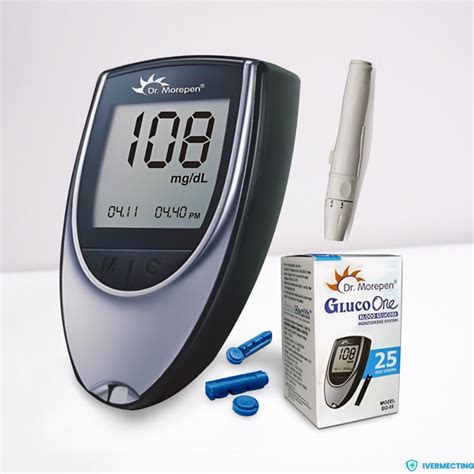 Dr Morepen Glucometer Kit Accurate Blood Sugar Monitoring With 25