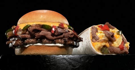 Carls Jr And Hardees Launch New Philly Cheesesteak Angus Thickburger