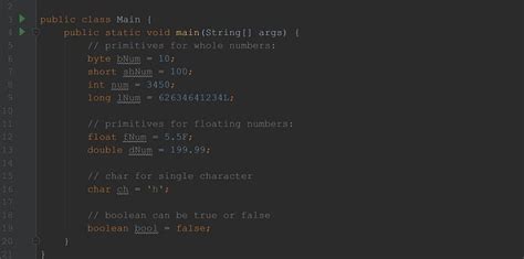 Variables Y Primitivas En Java