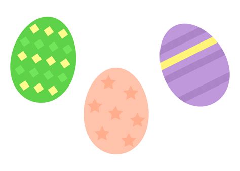 イースターエッグのイラスト 無料のフリー素材 イラストエイト