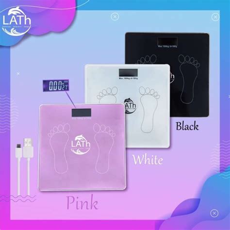 Jual Lath Body Scale Alat Timbangan Badan Mini Digital Led Display