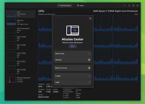 任务中心：一款流畅的 Linux 系统监控应用 Linuxeden开源社区