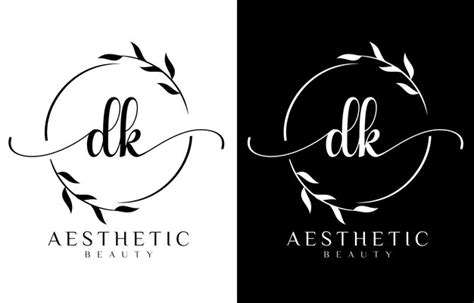Premium Vector Letter D Beauty Logo With Flourish Ornament