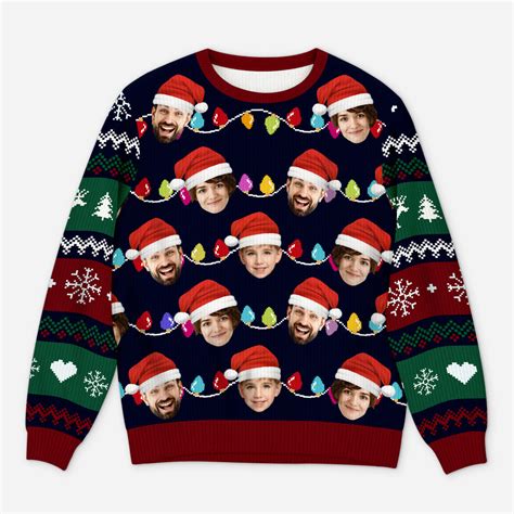 Weihnachtspullover Personalisierte Ugly Christmas Sweater Dietollemode