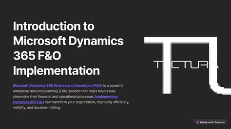 Ppt Introduction To Microsoft Dynamics 365 Fando Implementation Powerpoint Presentation Id