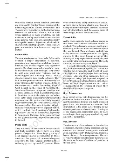 Ncert Book For Class 11 Geography Chapter 6 Soils