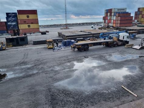 Steel Slabs Port Captain Attendance Pecem Brazil Ruben Dario Serrano