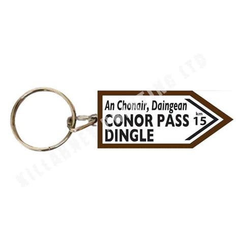 Epoxy Signpost Keyring Conor Pass Ref 33030 Killarney Printing