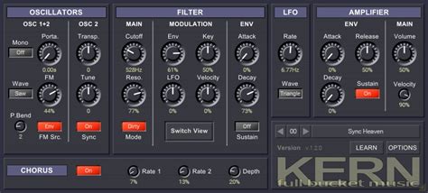 Full Bucket Music Kern Free Software Synthesizer Vst Anysamples