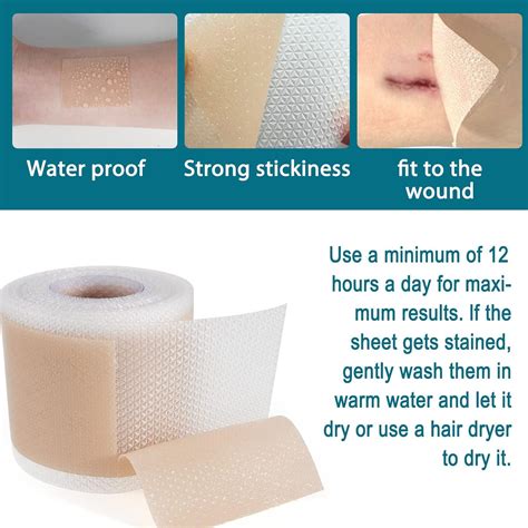Silicone Scar Patch Roll 3mx4cm Reusable Scar Treatment For Keloids