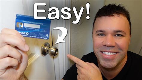 How To Unlock A Door Using A Credit Card YouTube