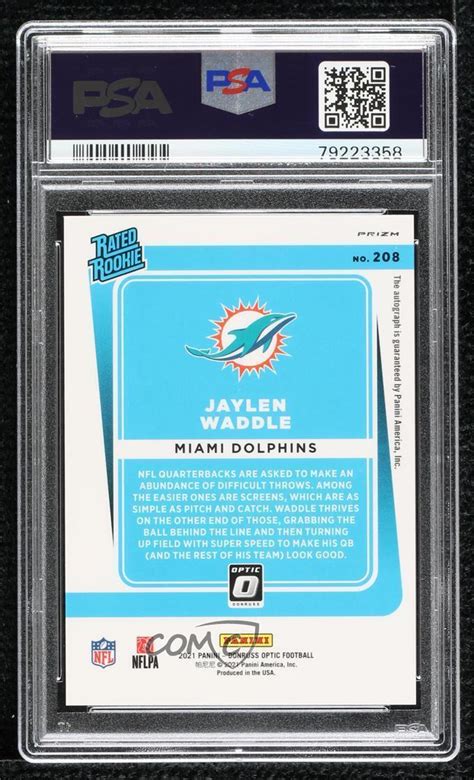 2021 Panini Donruss Optic Rated Rookie Rps Bronze Prizm Autographs