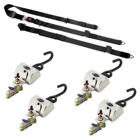 Qstraint 4 Qrt Max Retractors With L Track Fittings And Manual