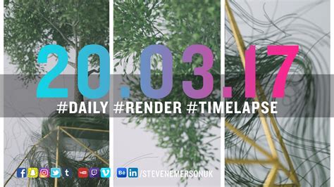 Dailyrender 20032017 Timelapse Speedart Maxon Cinema 4d