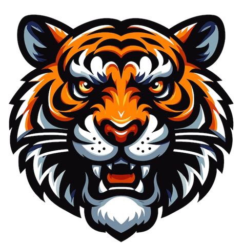 Premium Vector Tiger Mascot Logo