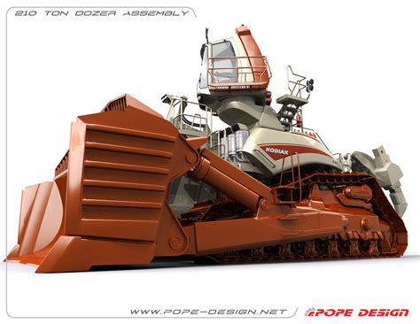 210 Ton Dozer Onsite Assembly On Behance
