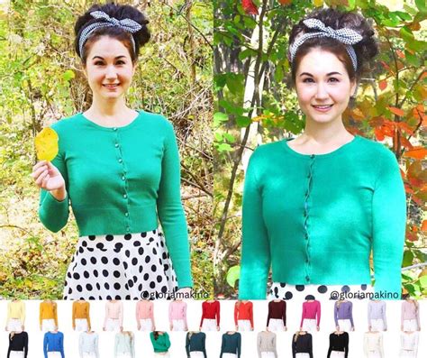 Yemak Womens Long Sleeve Crewneck Cropped Button Down Etsy