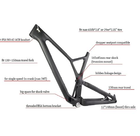 All New Lightcarbon Trail Mtb Frame Lcfs958 China Mtb Carbon Frame